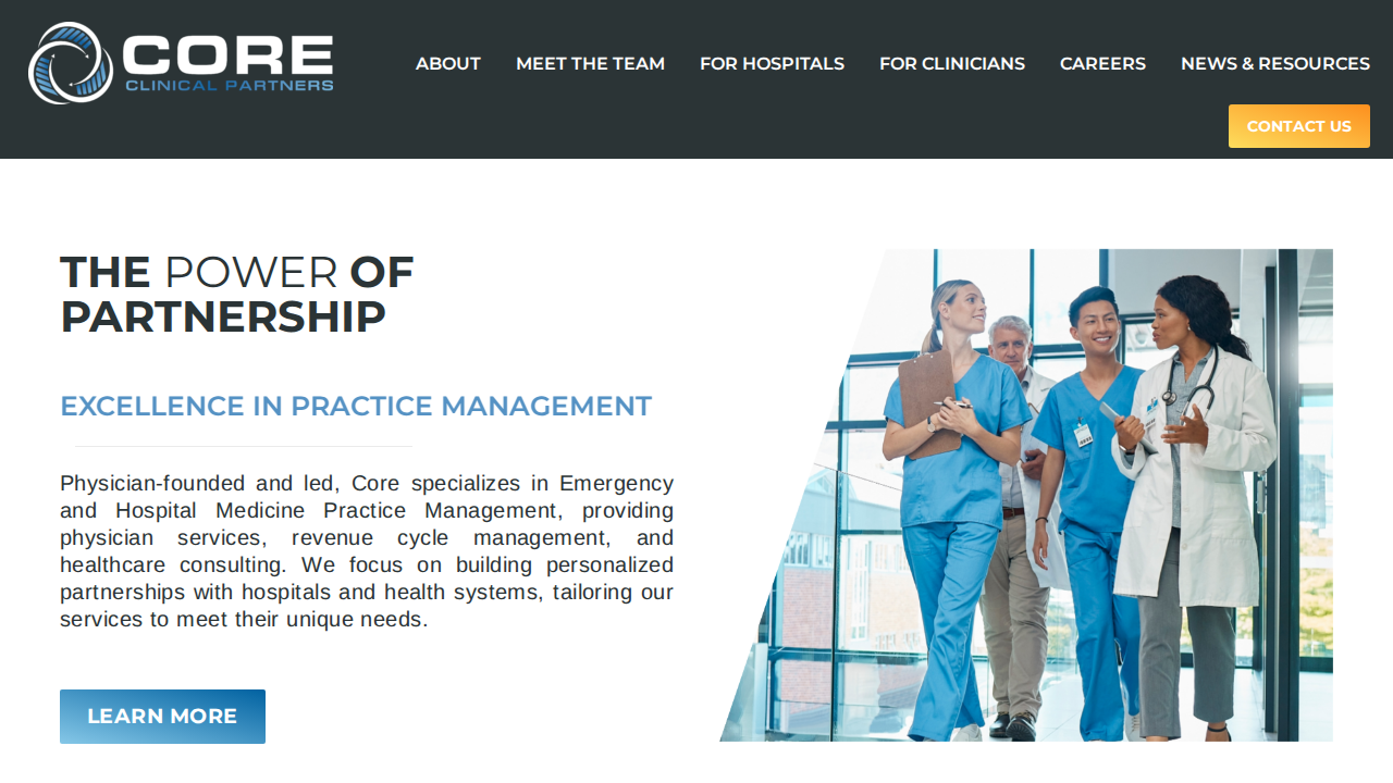 Core Clinical Partners: Leading Physician Services