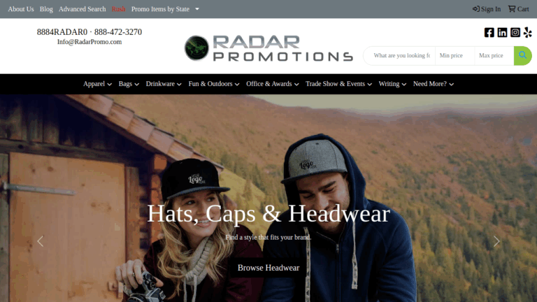 Radar Promotions: Custom Logo Products